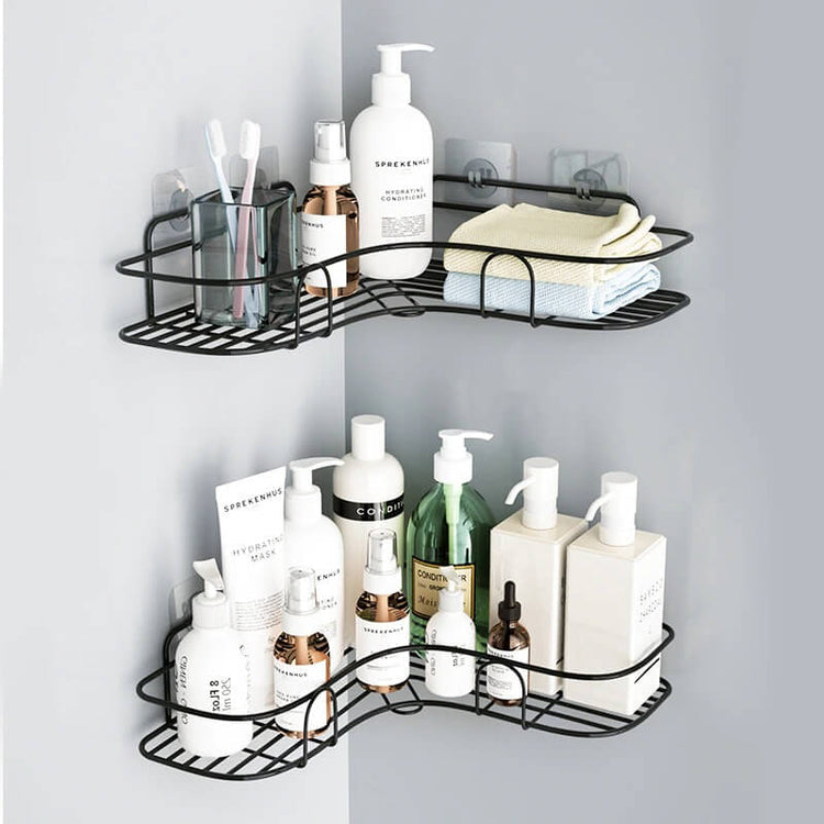 Iron Corner Bathroom Shampoo Organiser 1 Shelf – umodspk