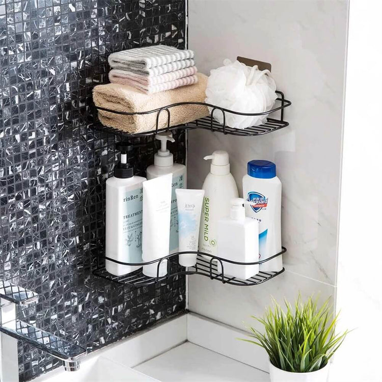 Iron Corner Bathroom Shampoo Organiser 1 Shelf – umodspk